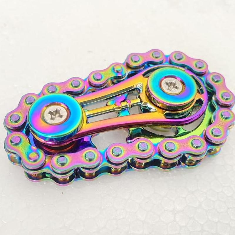 Chain Gear Flywheel Mechanical Chain Metal Toy, Fidget Spinner ...