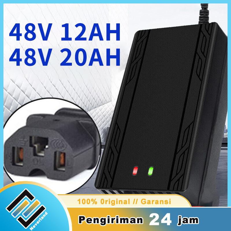 Charger Sepeda Listrik 48V 12AH / 20AH Universal Motor Listrik Baterai ...