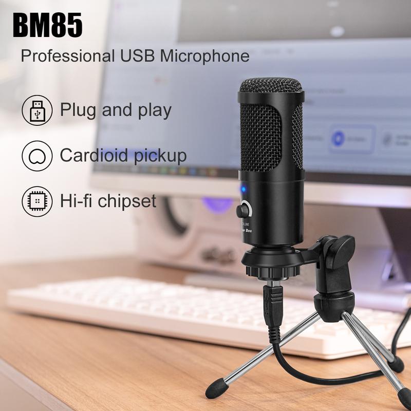 COD Ready Stock BM85 Condenser Microphone USB Microphone Professional ...