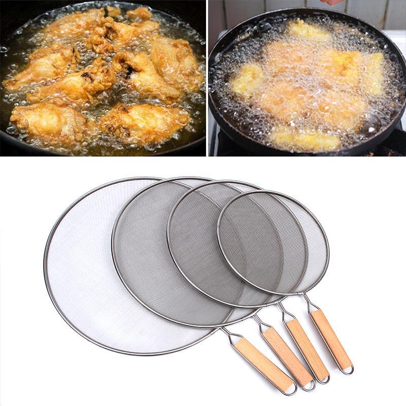 Stainless Steel Splatter Screen For Frying Pans Mesh Guard For - TikTok ...