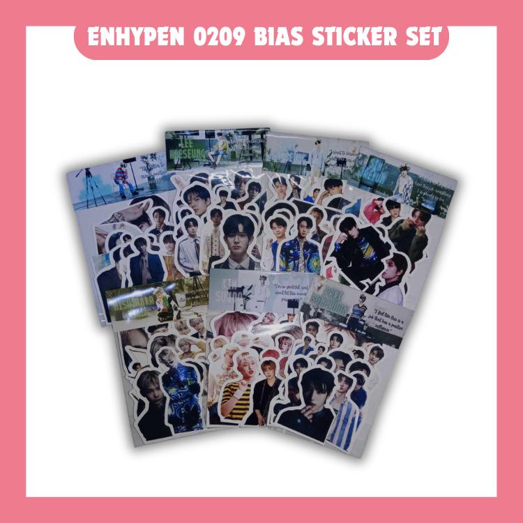 Enhypen 0209 Sticker Bias Set Stationary Dicon Sticker Kpop Merch ...