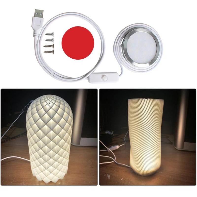 3D Printers LED Strips Light Lighting Bulb Dimmable LED Light Kit LED ...