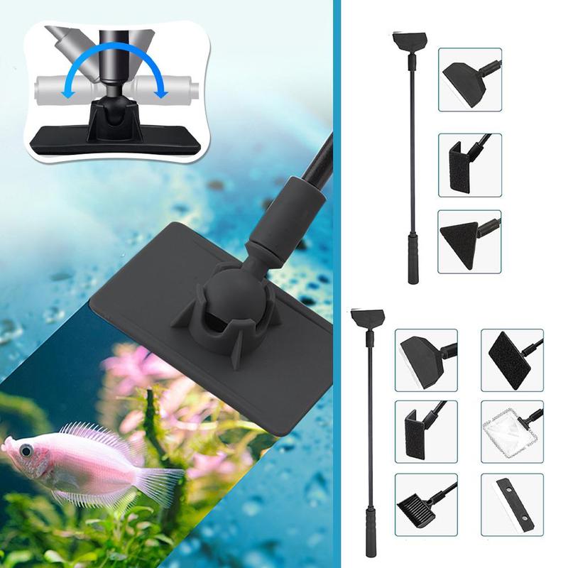 Fish Tank Cleaning Kit Fish Tank Brush Aquarium 5-in-1 Tool Cleaning ...