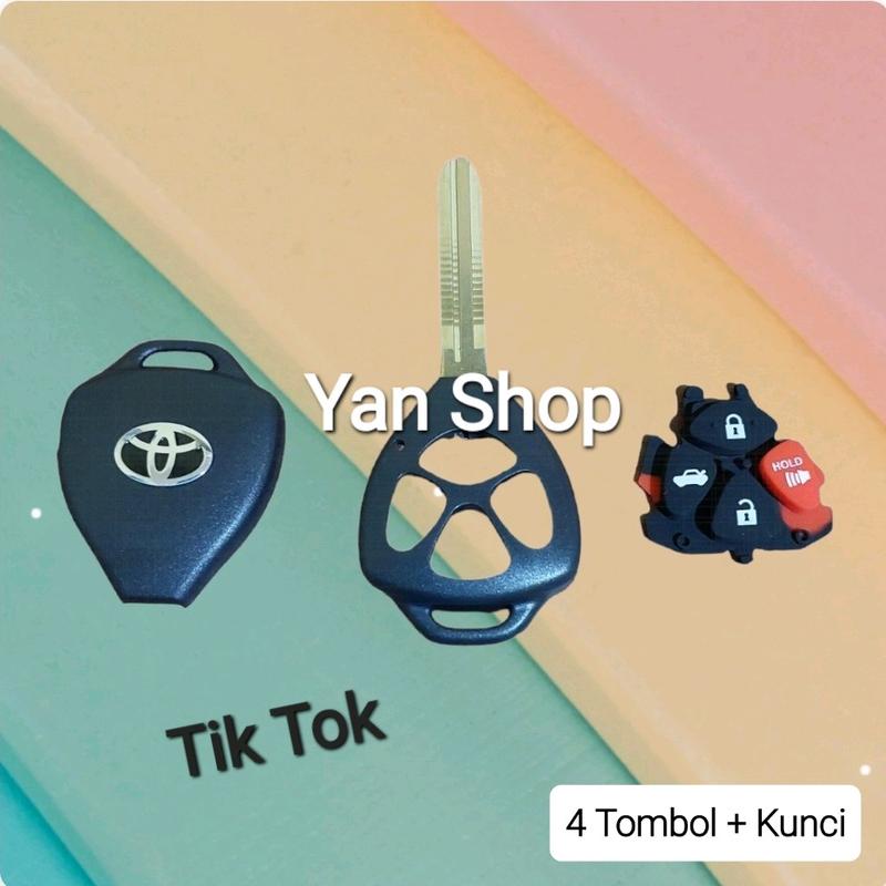 Casing Kunci Remote Empat Tombol Mobil Toyota Innova INOVA New - Shop ...