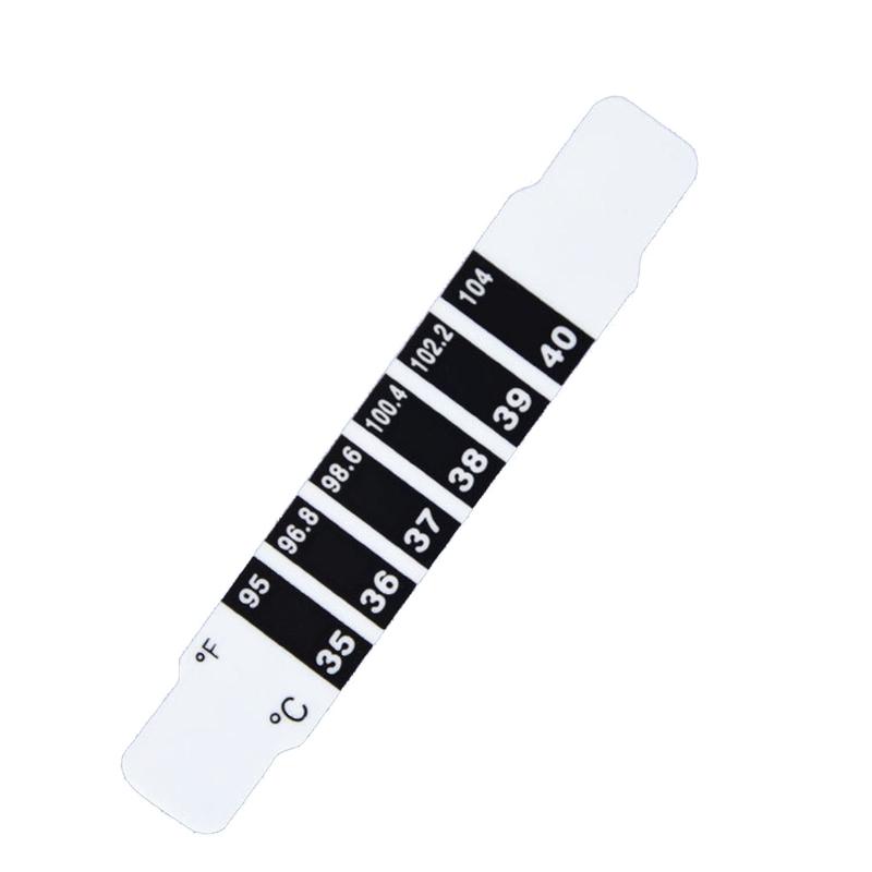 10 Pieces Forehead Strips Monitor Fever and Temperature of Infants Kids ...