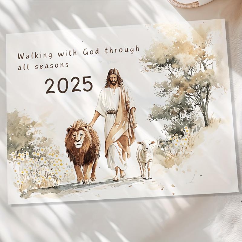 Inspirational Bible Journey Wall Calendar from January 2025 to - TikTok ...