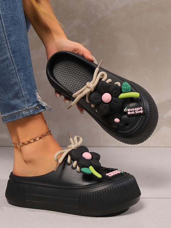 KINIKO Closed Toe Half Slippers Female Online Influencer Cut - TikTok Shop