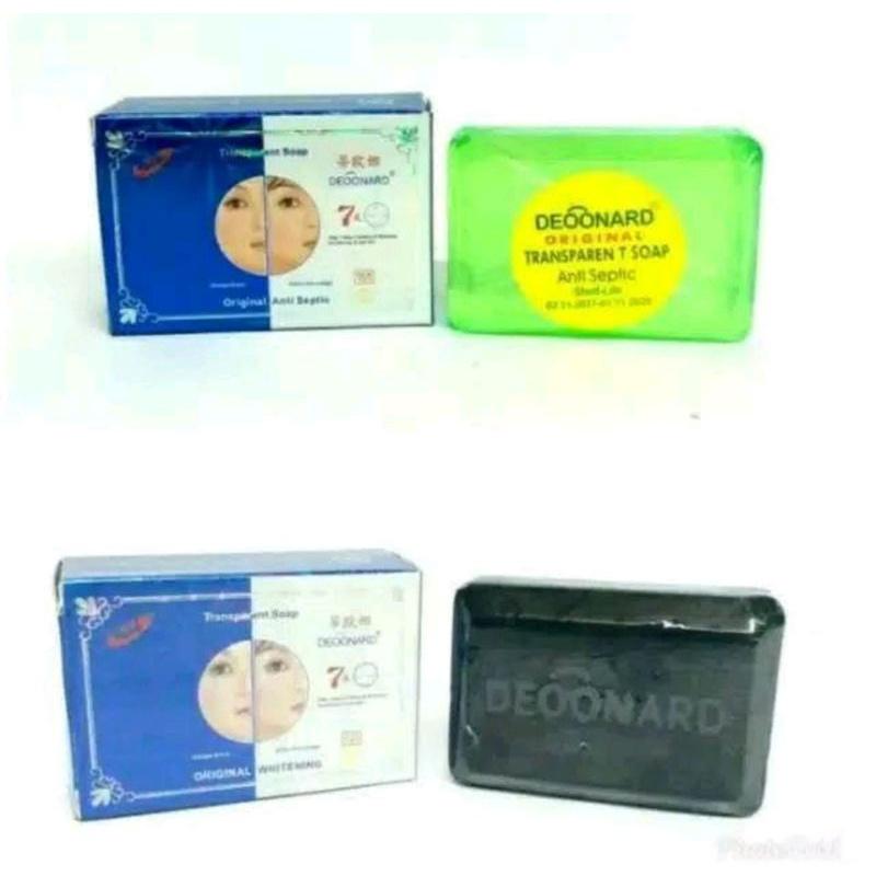 SABUN DEONARD WHITENING DAN ANTI SEPTIC/Sabun deonard hijau/hitam ...