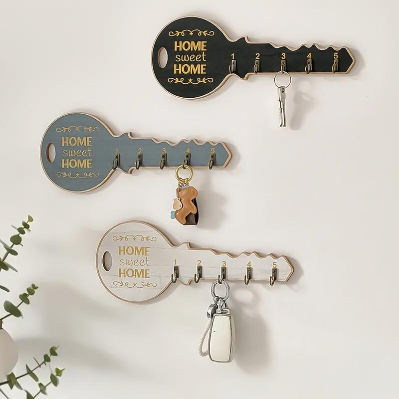Key Holder Functional Durable Wall Hanger Popular Key Shape High ...