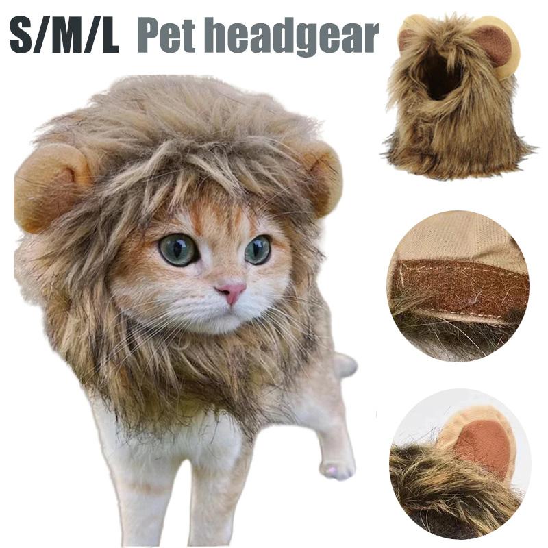 Rambut Palsu Kucing Mane Singa, Rekaan Comel, Sesuai untuk Anjing ...