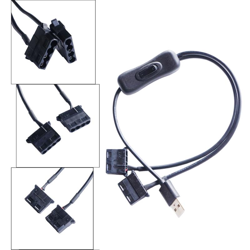 USB 1 to 2 4Pin Splitters USB Splitters Power Cord Extension - TikTok ...