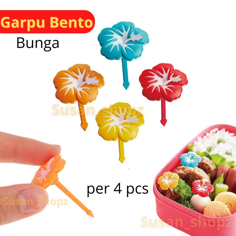 Garpu Bunga Bento Hiasan Cupcake Buah - Shop | Tokopedia
