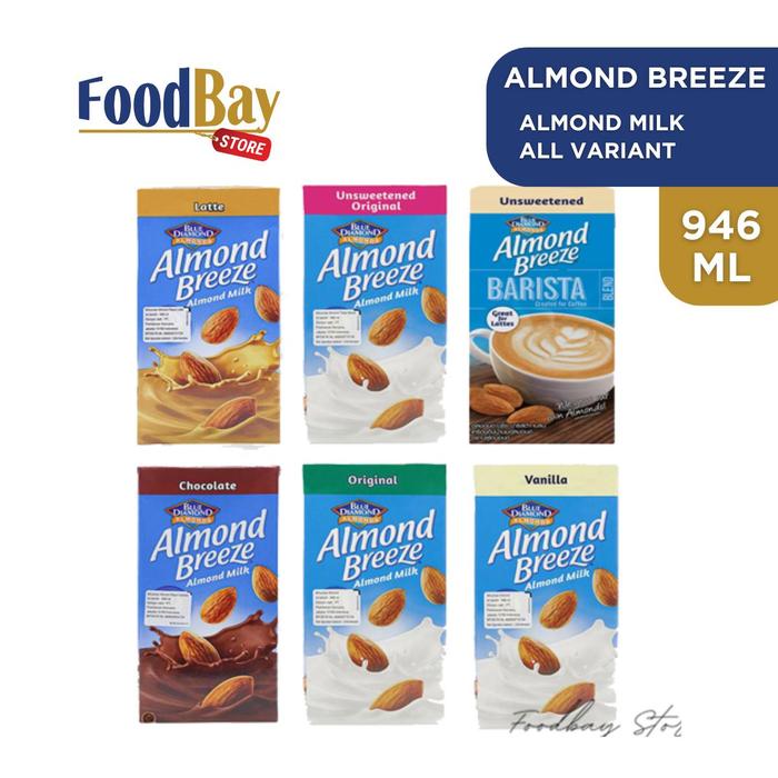 Promo BLUE DIAMOND - Almond Milk 946Ml / Susu Almond Breeze - Latte ...