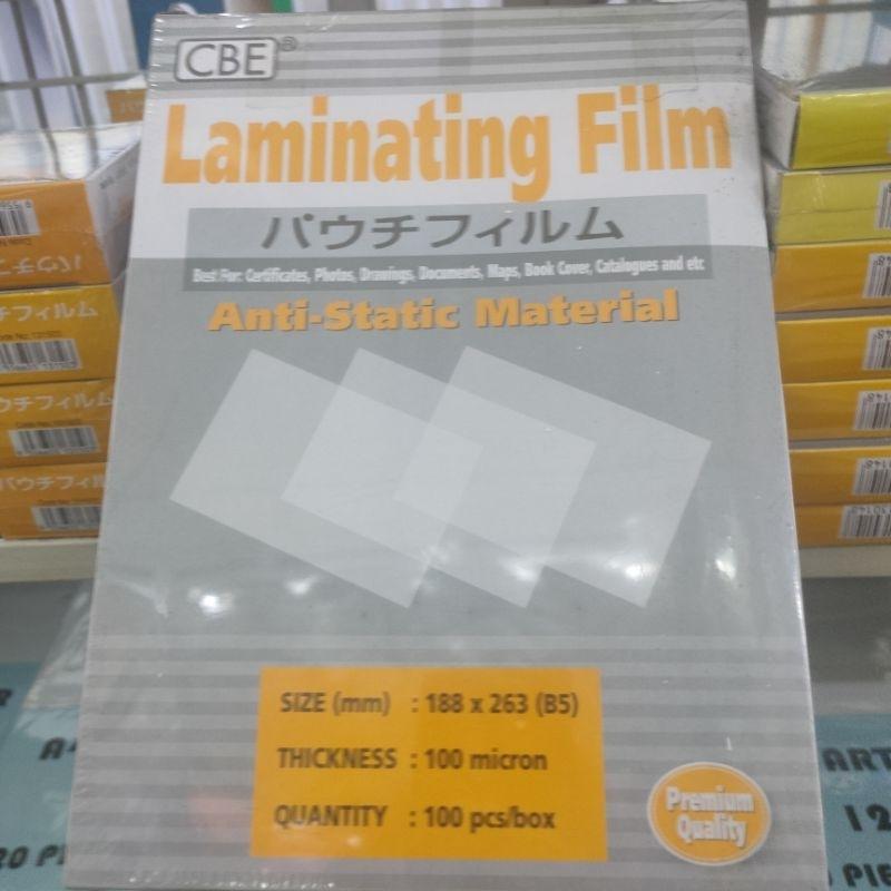 CBE B5 (188x263) Laminating Film - Anti-Static Material Premium ...