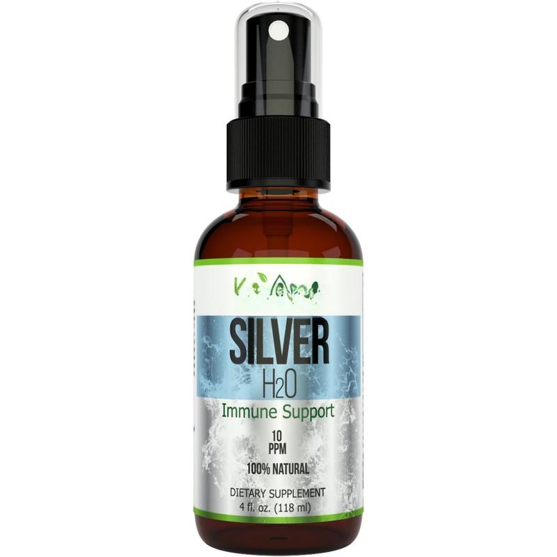 Kaiame Naturals Colloidal Silver, Ionic Silver Solution, 10 PPM ...