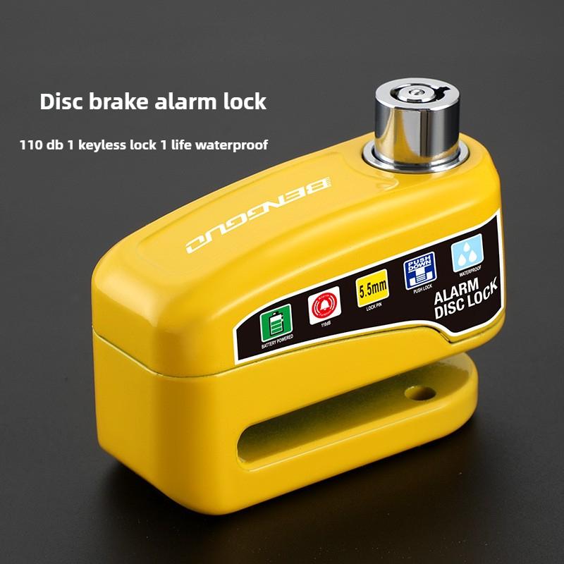 2025 New bicycle disc brake lock alarm electric car lock motorcycle ...