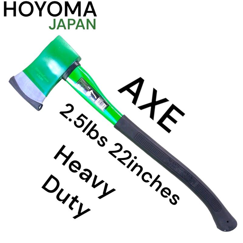 Hoyoma Japan Axe Palakol 2.5lbs-22inches Rubberized Steel Handle ...