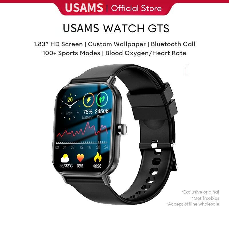 USAMS GTS 2025 smart watch waterproof, original design, suitable - TikTok Shop Philippines