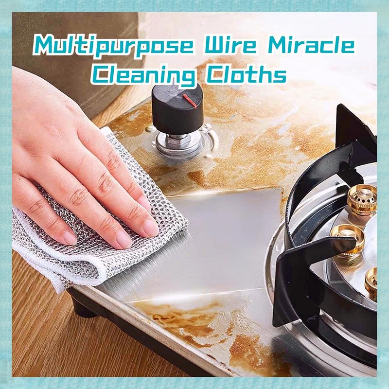 Multipurpose Wire Miracle Cleaning Cloths, 2025 New Scrubbin - TikTok Shop