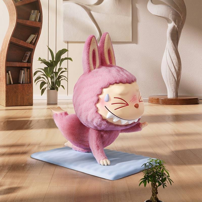 POPMART POP MART LABUBU THE MONSTERS Lazy Yoga Series Figure - TikTok ...