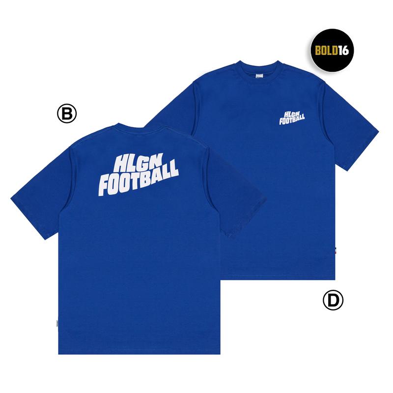 HOOLIGANS T-shirt Bold16 HLGN Football Oversize Blue Baju Atasan - Shop ...