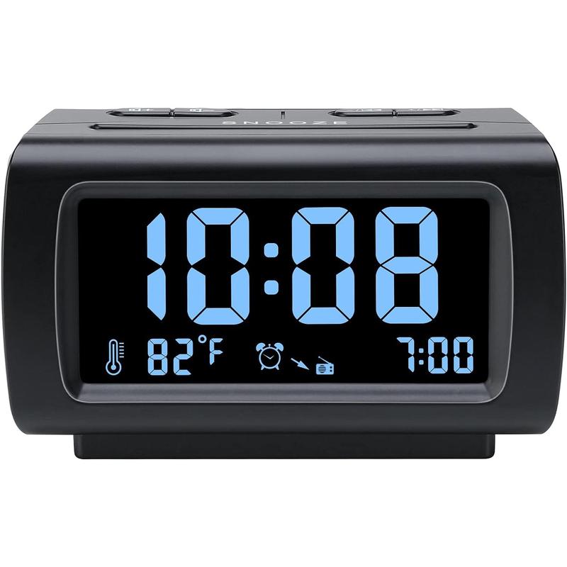 Alarm Clock Radios for Bedrooms with Battery Backup, Large Big - TikTok ...