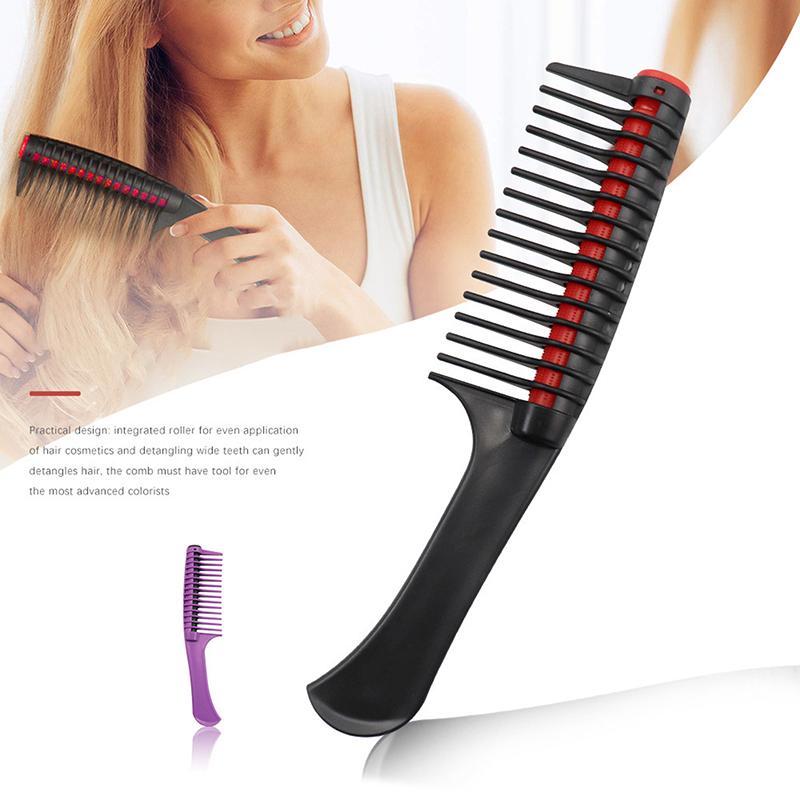 Hair Salon Rolling Comb Hairdressing Hair Dye Brush Big Teet - TikTok ...