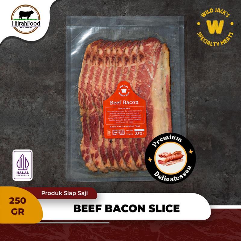 Wild Jack's Premium Beef Bacon Slice | Daging Sapi Bacon Asap ...