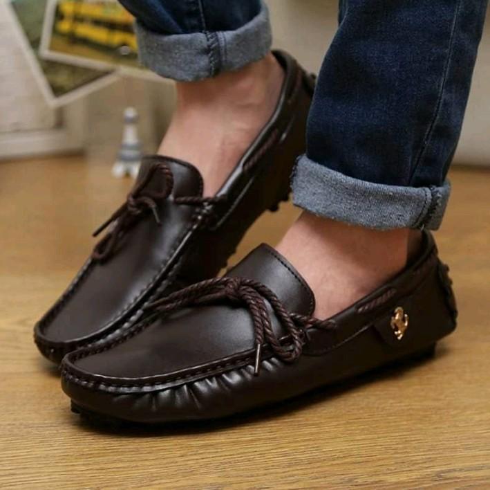 pansus pantofel slip on kerja casual formal santai pria bisa - Shop ...
