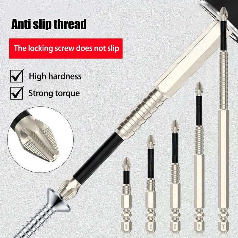 Anti-Slip PH2 Impact Driver Bit Set Upgraded Magnetic Phillips - TikTok ...