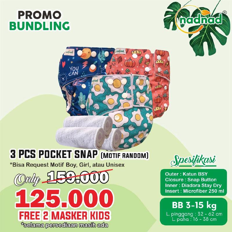 Paket Super Hemat Clodi Nadnad Riyoka - Shop | Tokopedia