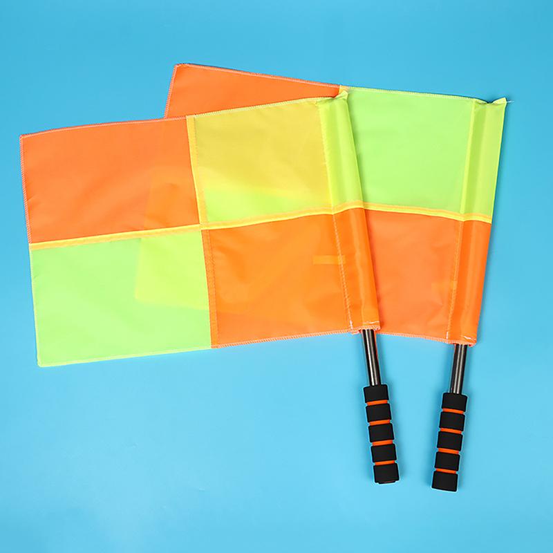 2Pcs Football Training Flags Deluxe Referee Flags Set Football - TikTok ...