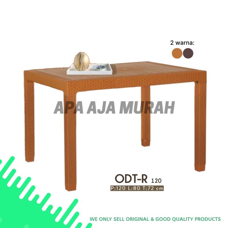 MEJA TAMU / MEJA MAKAN / MEJA MOTIF RATTAN MEJA PLASTIK ANYAMAN - Shop ...