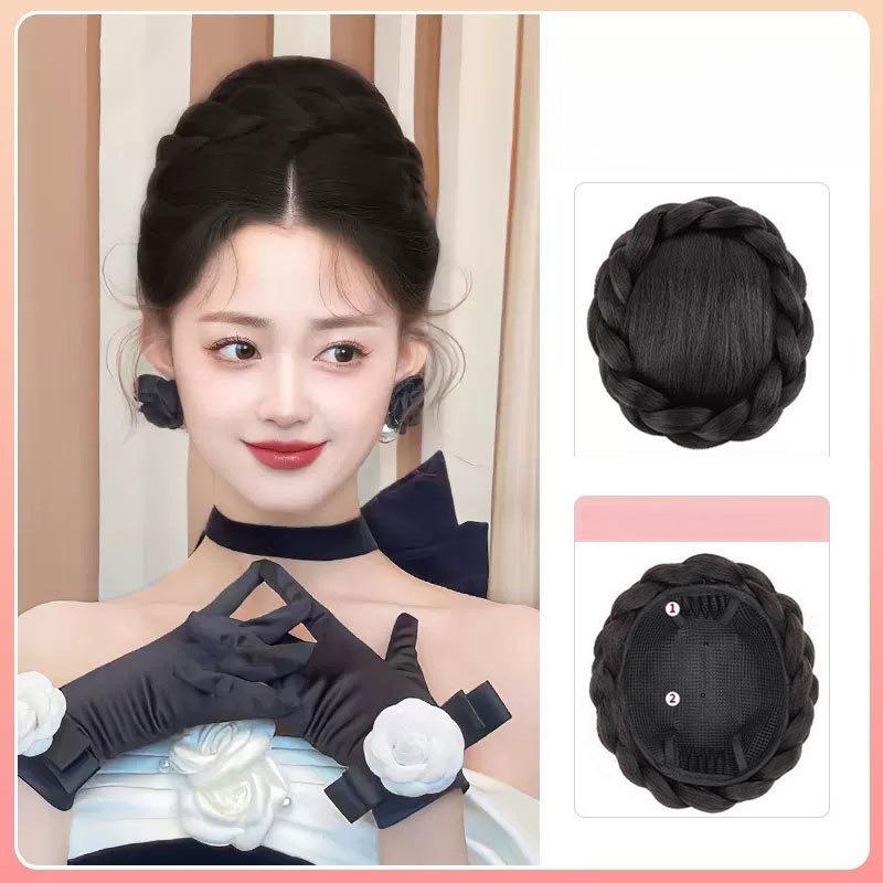 Simple & Elegant Princess Hair Bun Wigs Maruko Head Clip Wig - TikTok ...