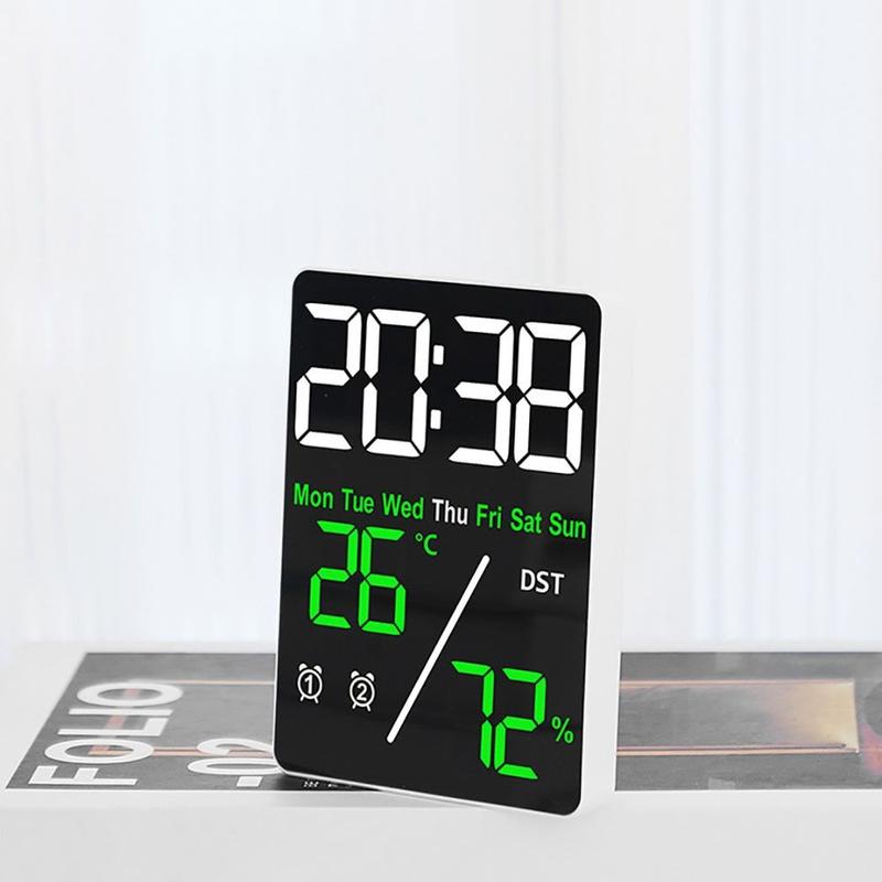 New Wall-mounted Electronic Wall Clock Multi-functional Date - TikTok ...