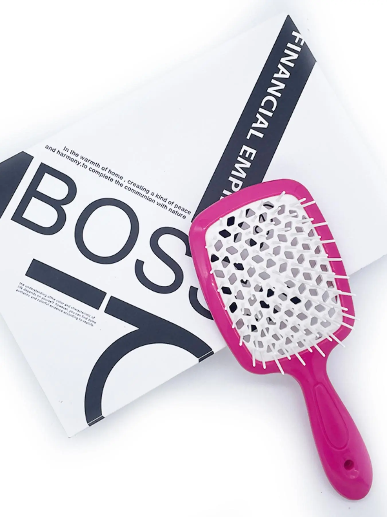 1 Piece Hollow Out Hair Brush, Wet & Dry Hair Detailing Comb, Scalp ...