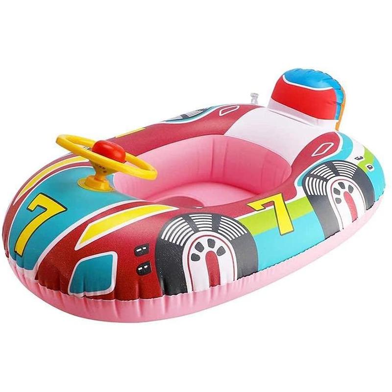 Car Sit Ride On Float Kids Swimming Float Life Baby Inflatable - TikTok ...