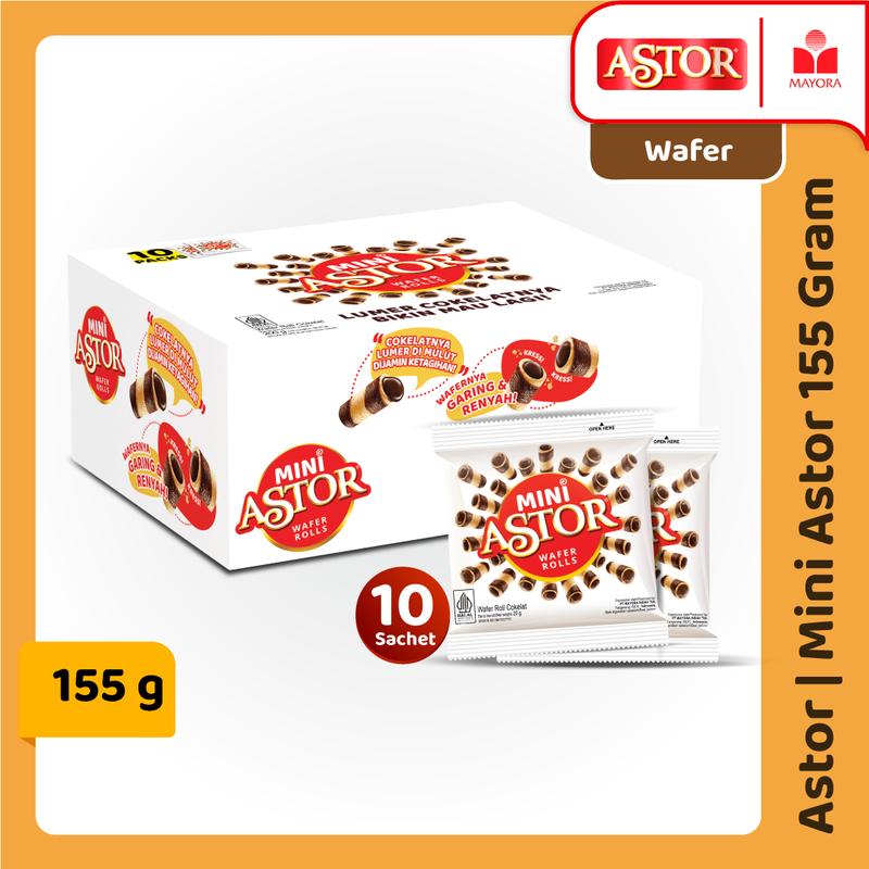 Wafer Mini Astor 155 Gram - Shop | Tokopedia
