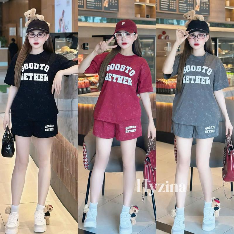 (From Rộng) Set Bộ Quần Áo Nữ, Hoạ Tiết Chữ GoodTo, Chất Liệ - TikTok ...