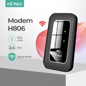 Hi-Net Modem WiFi Portable H806 4G LTE Kecepatan 150Mbps Dukung 10 ...