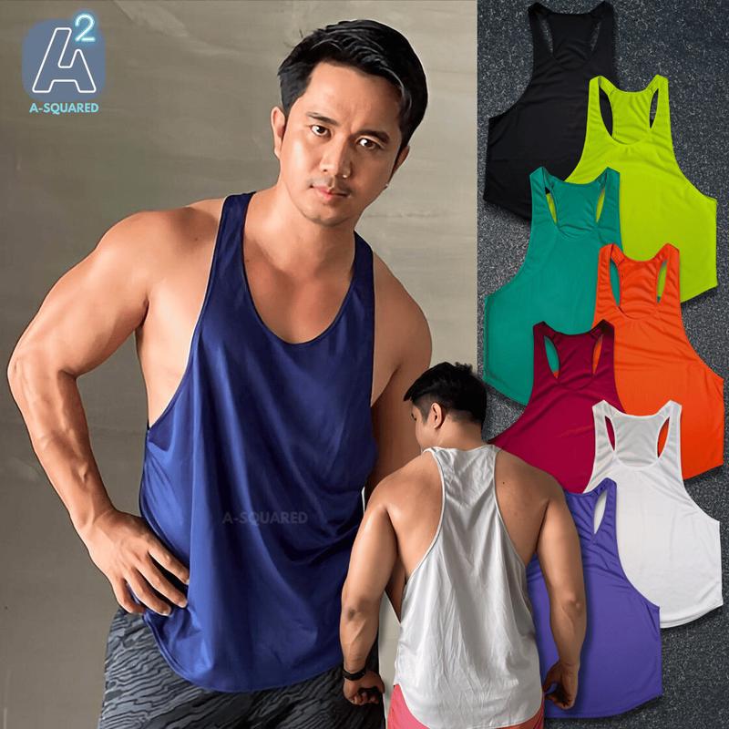 Gym Sando for Men | Drifit Stringer Lowcut Tank Top | Small to - TikTok ...