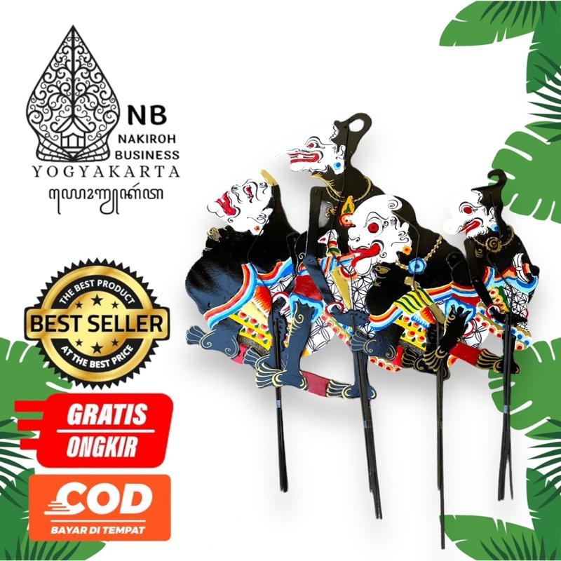 Wayang Kulit Sapi Tebal Punokawan Komplit -+45cm Standar Dalang - Shop ...