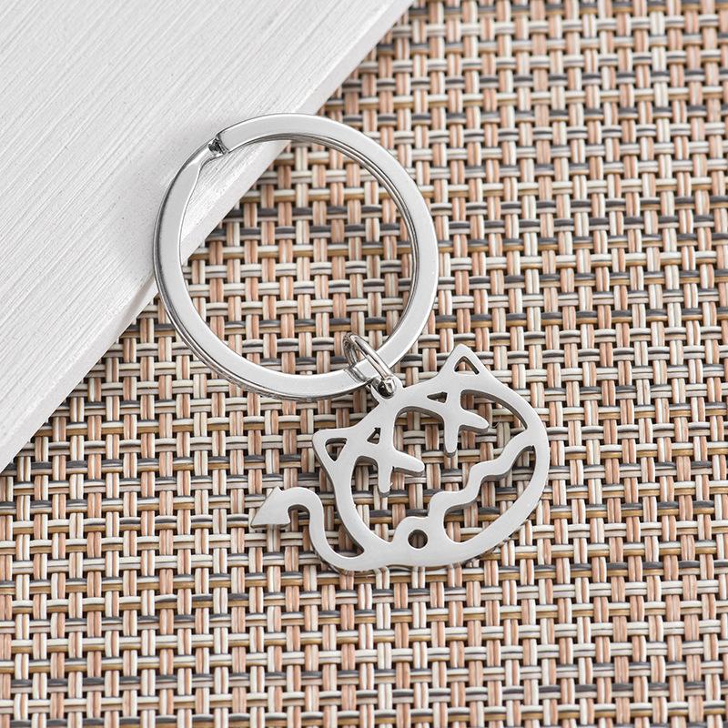 Stainless Steel Devil Key Ring Pendant Handbag Pendant Car Key Chain (2 ...