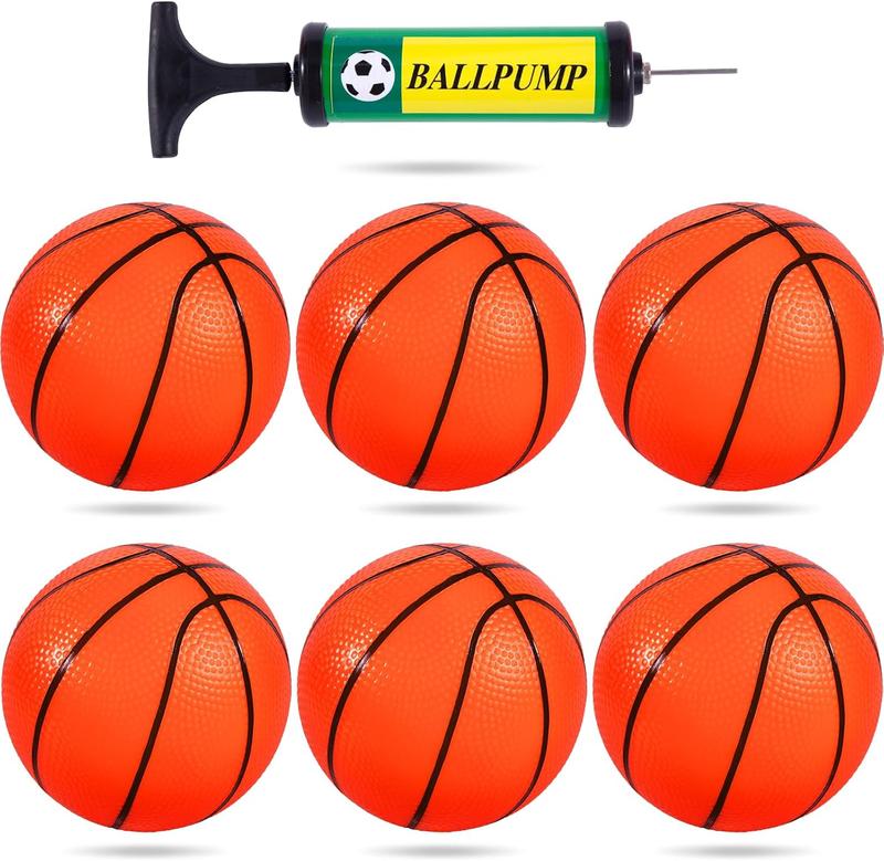 6 count Mini Basketballs with Pump, Inflatable Basketball Mini - TikTok ...