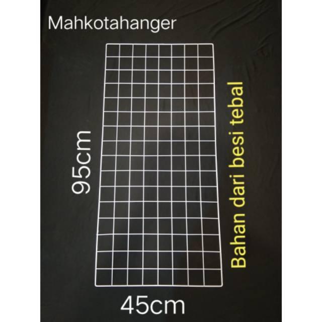 Jual Jaring Ram Dinding Ukuran 45x95cm Gantungan Hook Ram Display ...