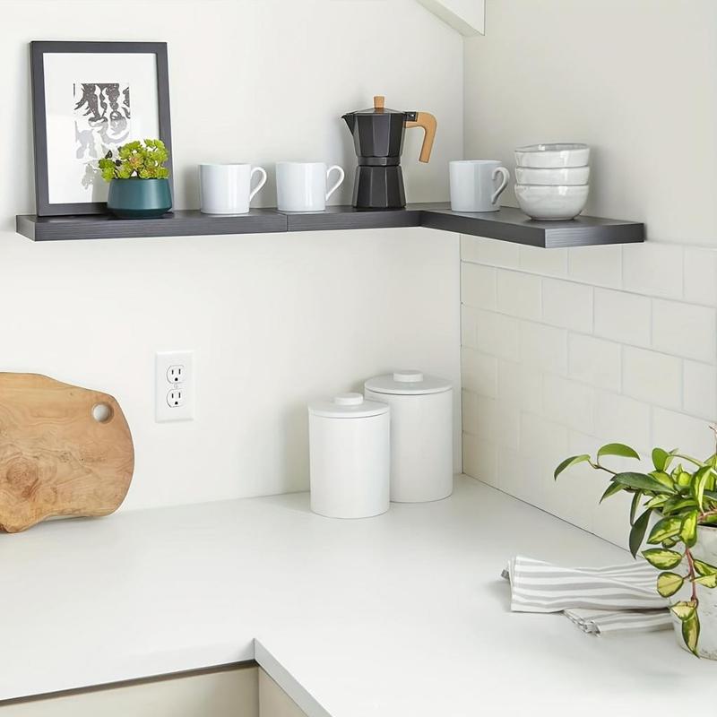Blueaks- Storage Organizer Floating Shelf Modern Wall Mounte - TikTok ...