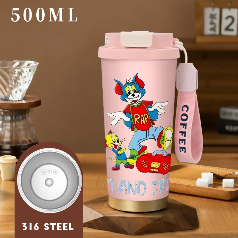 Tumbler Tom Dan Jerry Botol Air Minum Aesthetic Stainless Steel Tumblr ...