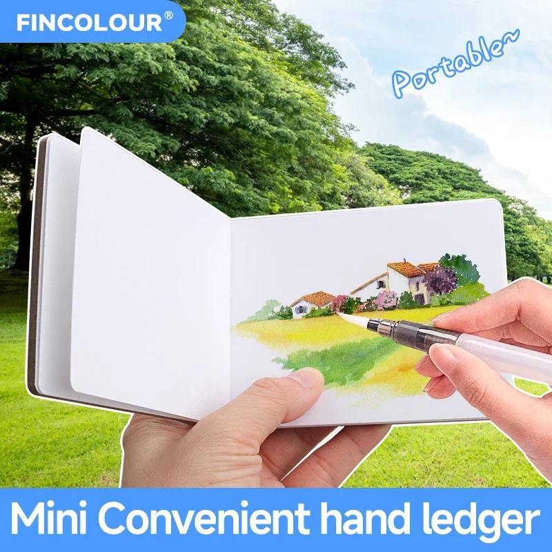FINECOLOUR Art Sketchbook Buku Cat Air Mini Portable 80x100m - TikTok ...