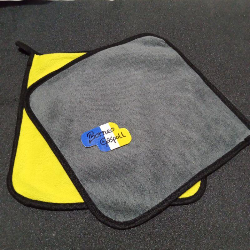 LAP MICROFIBER PREMIUM SIZE 30 X 30 CM/ KAIN LAP MOBIL 2 SISI HALUS ...