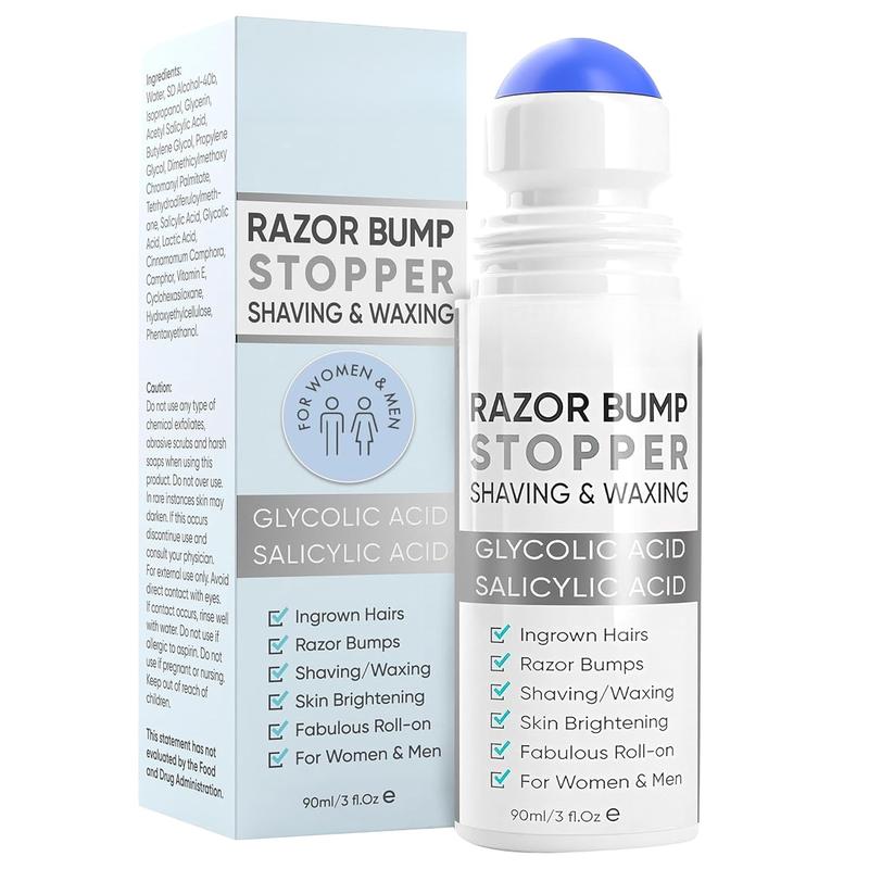 Razor Bump Stopper, Dark Spot Remover Roll-On , Ingrown Hair & Razor ...